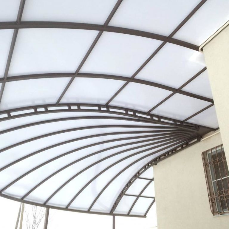 Монолитный поликарбонат Polygal Колибри 10,00 мм Бронза, Опал 2,05х3,05 ...